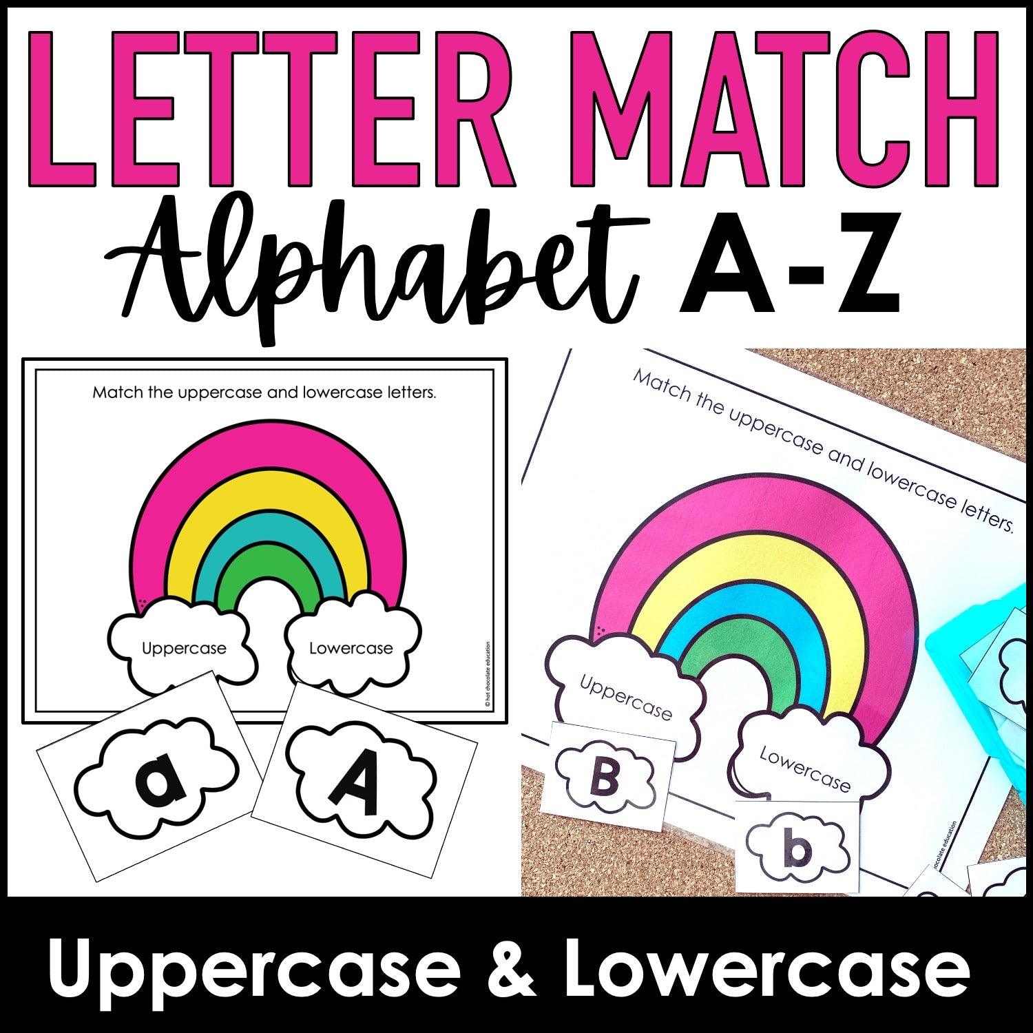 Alphabet Match - Uppercase Lowercase Letter Activity