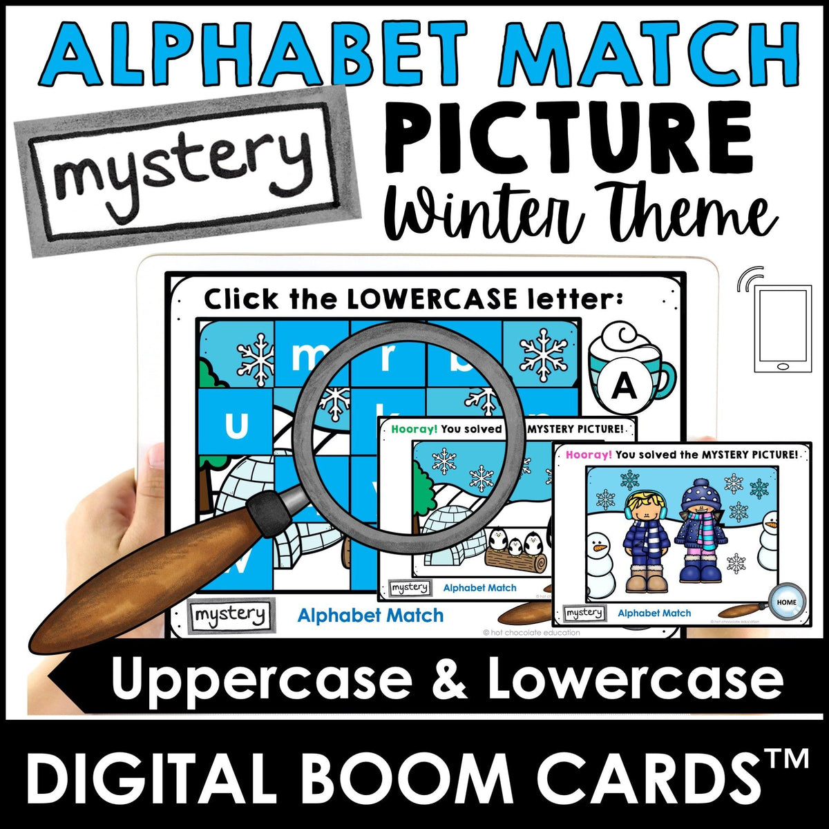 Alphabet Mystery Picture - Winter Theme Boom Cards – Hot Chocolate ...