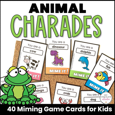 Animal Vocabulary Activity & Games BUNDLE for ESL – Hot Chocolate ...