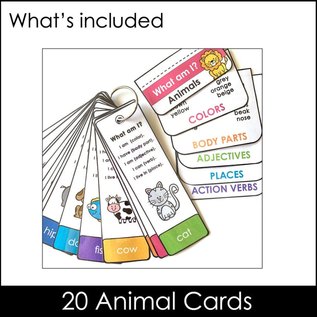 Animals Guessing Game for Young Learners - What am I?