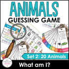 Animals Guessing Game for ESL - What am I?