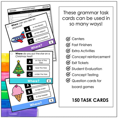 WH Questions Comprehension Bundle | What, When, Who, Why – Hot ...