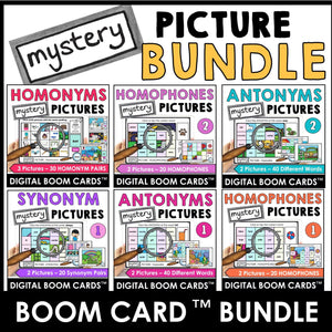 Mystery Boom Cards Antonym, Synonym, Homophone, Homonym – Hot Chocolate ...