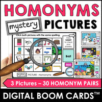 Mystery Boom Cards Antonym, Synonym, Homophone, Homonym – Hot Chocolate ...