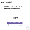 Antonym Task Cards : What's the opposite?