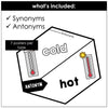 Antonyms & Synonyms Grammar Bulletin Board Posters – Hot Chocolate ...
