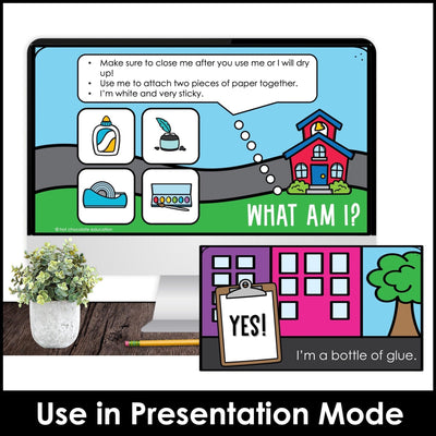 Back to School Vocabulary Guessing Game | Google Slides™ – Hot ...