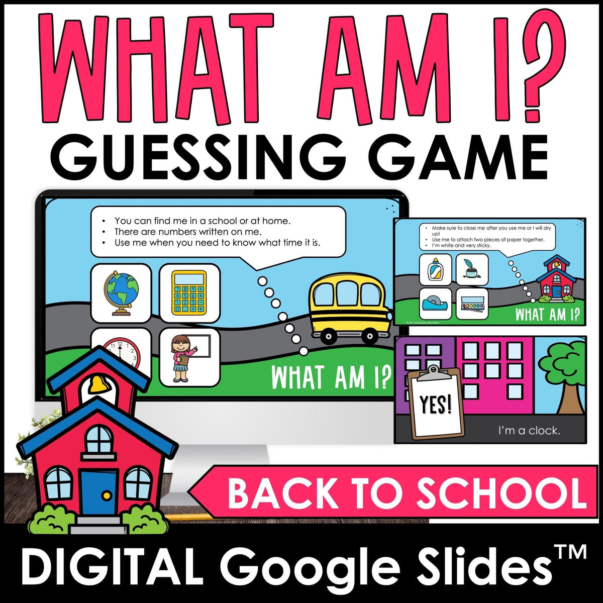 Back to School Vocabulary Guessing Game | Google Slides™ – Hot ...