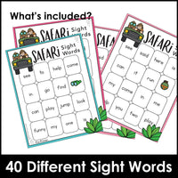 Beginning Sight Words Bingo Game | Pre-Primer Word – Hot Chocolate ...