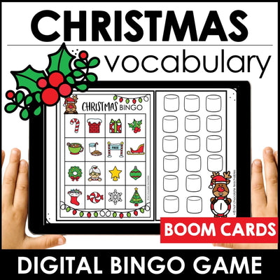 Christmas Vocabulary Bingo - Digital Boom Cards – Hot Chocolate Teachables