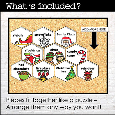 Christmas Vocabulary Posters - Classroom Decor – Hot Chocolate Teachables