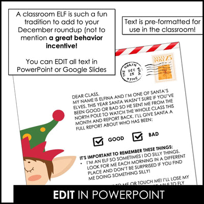 Classroom Elf Welcome Kit - December Behavior Incentive – Hot Chocolate ...