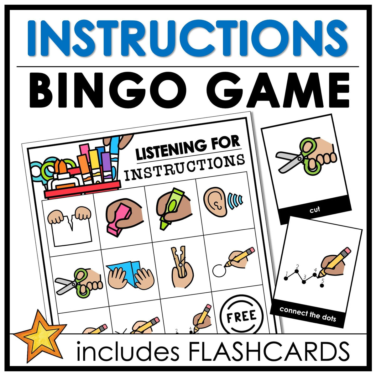 Classroom Instructions ESL Bingo Game and Flashcard Set – Hot Chocolate ...