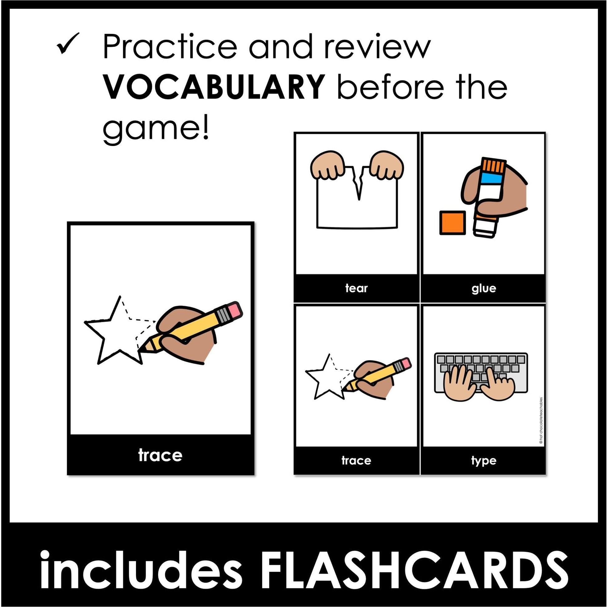 Classroom Instructions ESL Bingo Game and Flashcard Set
