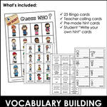 Community Helpers Guess Who Bingo Game | Jobs & Careers