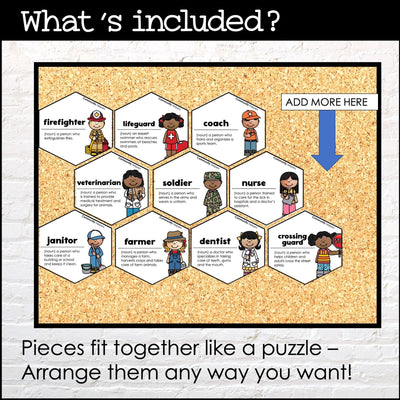 Community Helpers Posters - Classroom Bulletin Board – Hot Chocolate ...