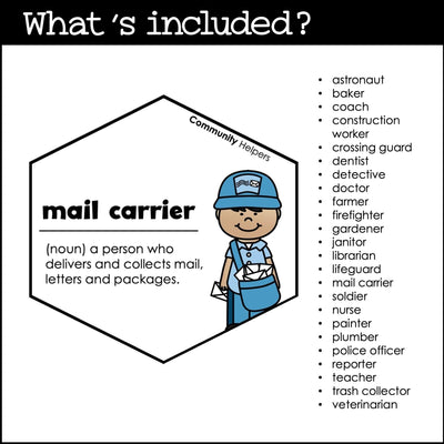 Community Helpers Posters - Classroom Bulletin Board – Hot Chocolate ...