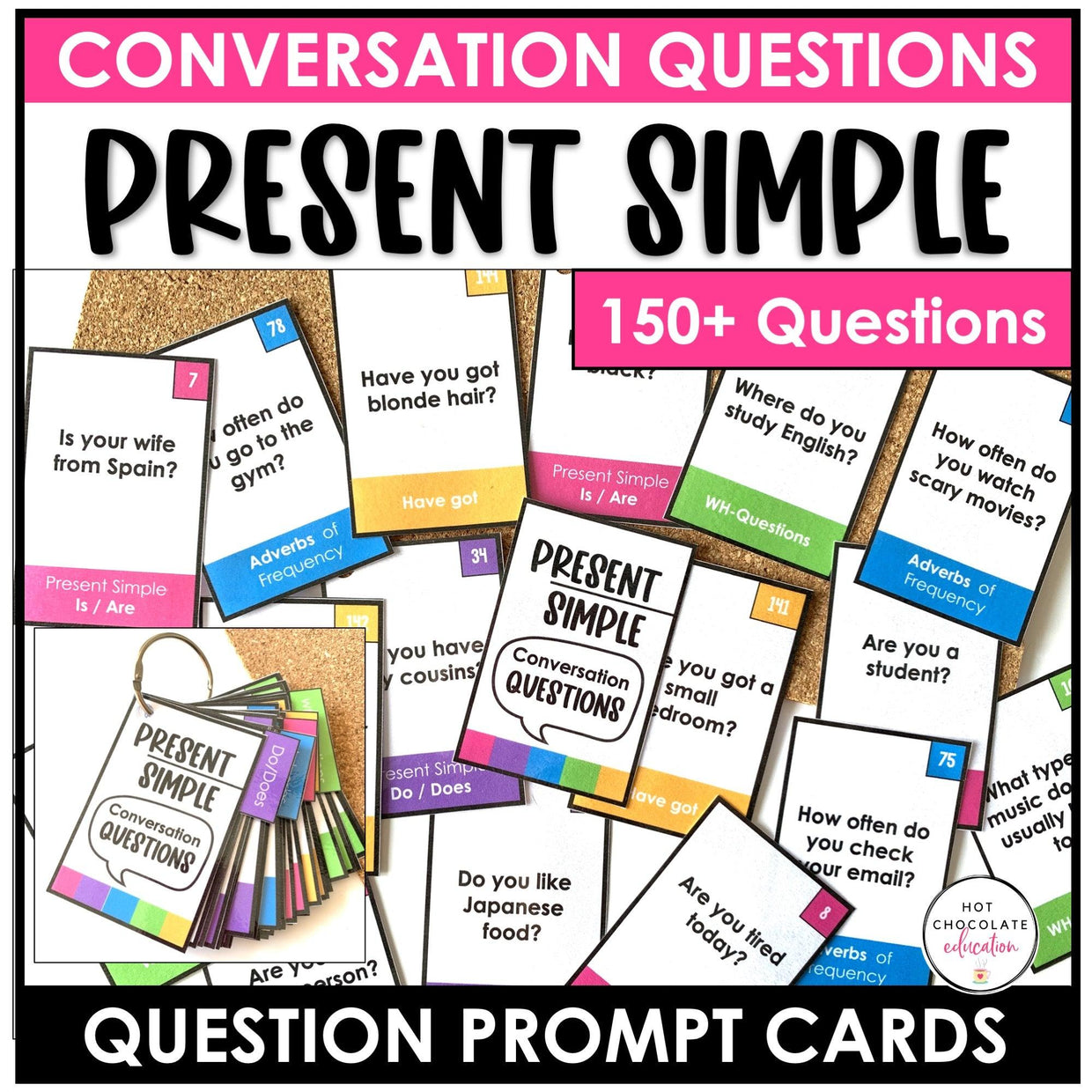 Conversation Card Bundle: Over 640 conversation questions