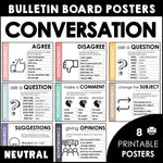 Conversation Helpers - Speech Bulletin Board Posters