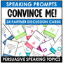 Convince Me - ESL Persuasive Speaking Card Activity – Hot Chocolate ...