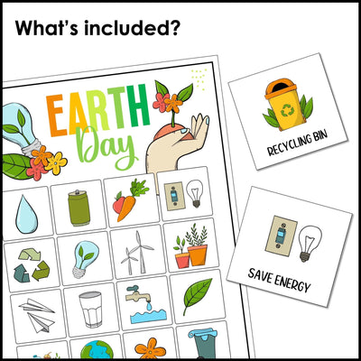Earth Day Bingo Game | Vocabulary Activity for Earth Day – Hot ...