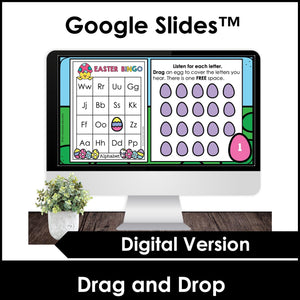 Easter Alphabet Letter Fluency Bingo Game Bundle – Hot Chocolate Teachables