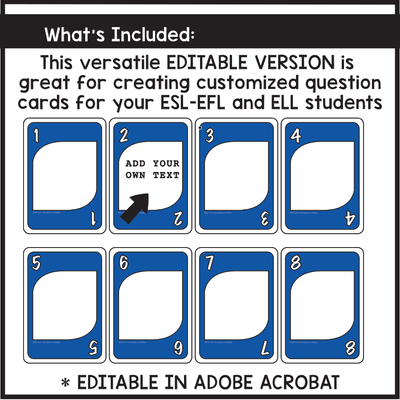 Editable UNO Style Card Game - Customizable for Any Subject – Hot ...