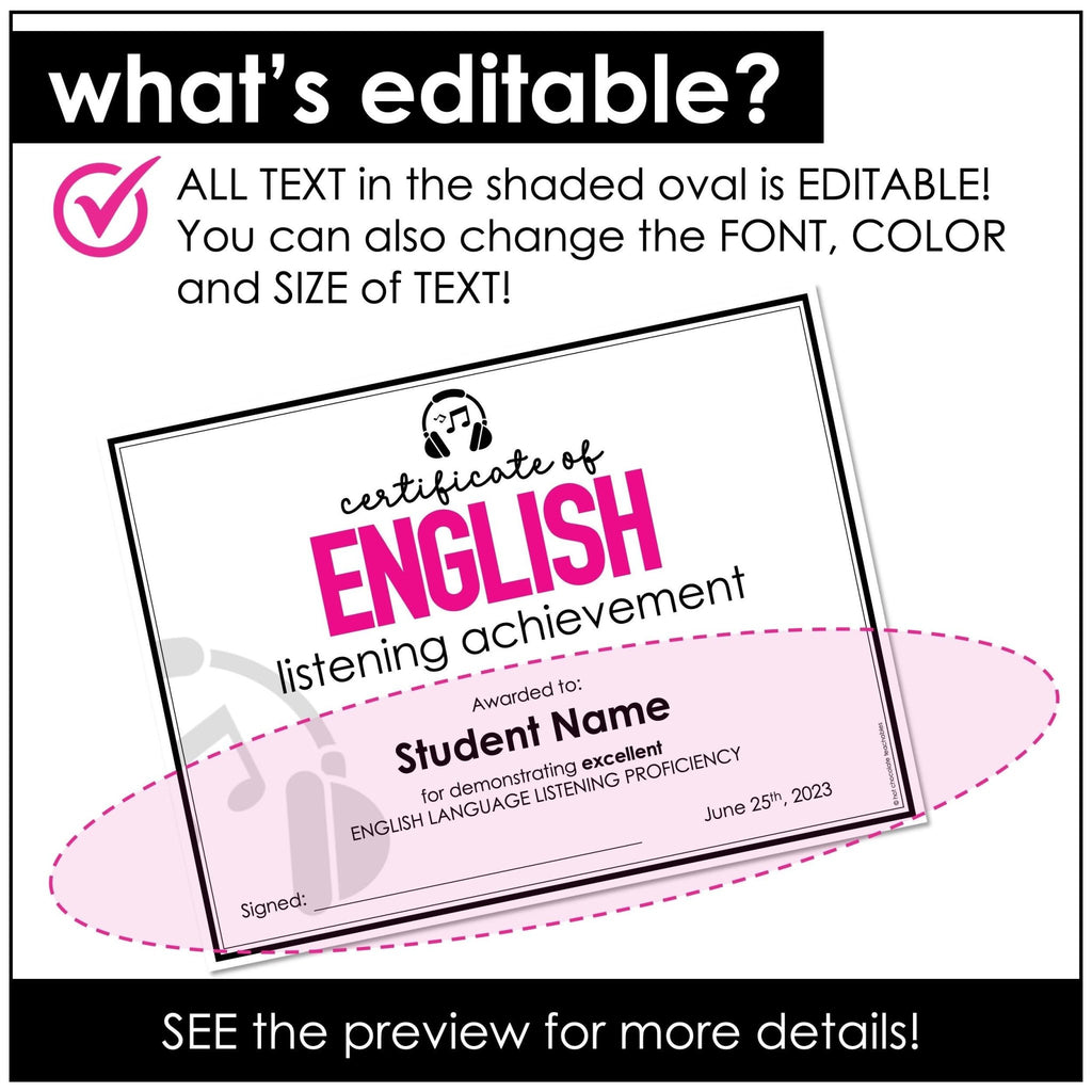 English End of Year Certificate - Speaking, Writing, Reading – Hot ...