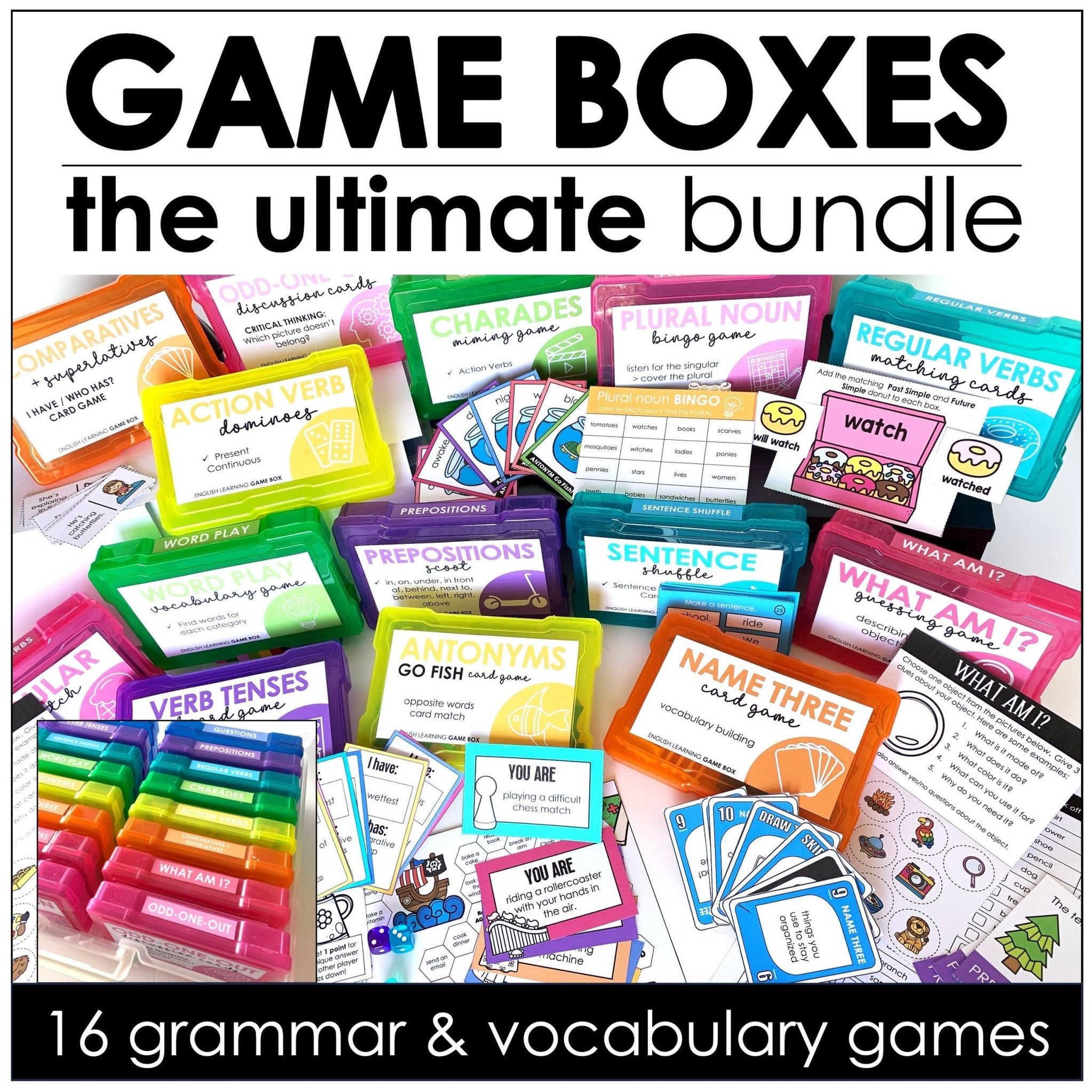 Vocabulary & Grammar Games for Teaching English – Hot Chocolate Teachables