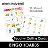 ESL Classroom Vocabulary School Supplies Bingo and Flashcard – Hot ...