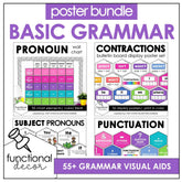 Printable Classroom Grammar Posters - Hot Chocolate Teachables