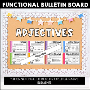 ESL Adjective Grammar Posters: Bulletin Board Set – Hot Chocolate ...