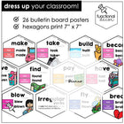 ESL Past Tense Verb Posters | Bulletin Board Display