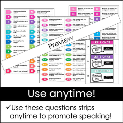 ESL Conversation Questions | Present & Past Tense for Kids – Hot ...