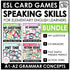 ESL Speaking Card Games Bundle | Conversation Prompt Games