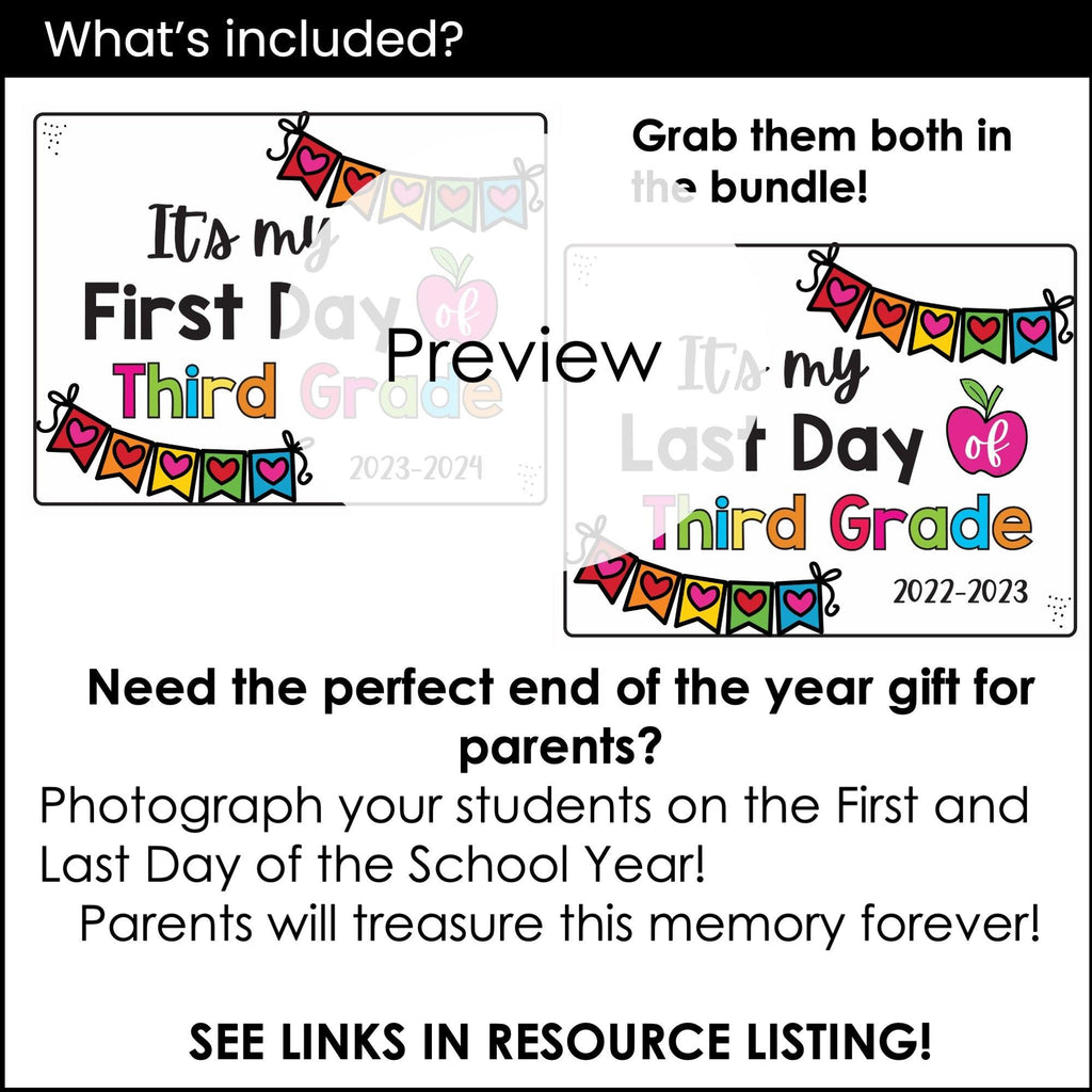 FIRST day of school SIGN - 2023-2024 Preschool & K-6 – Hot Chocolate ...