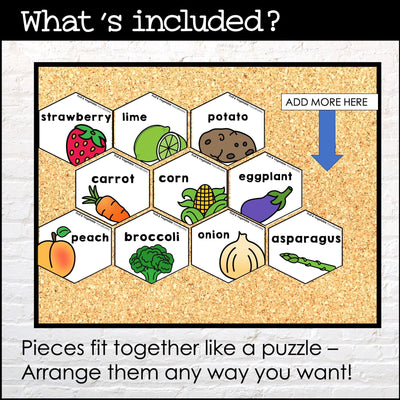 Fruit & Vegetable Posters | Classroom Decor – Hot Chocolate Teachables