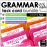 Grammar Task Card Bundle - Questions, Verb Tenses: ESL A2/B1