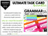 Grammar Task Card Bundle - Questions, Verb Tenses: ESL A2/B1
