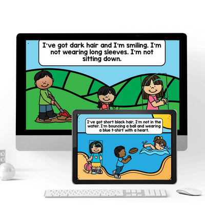 Guess Who? Describing People - Interactive Digital Boom Card – Hot ...