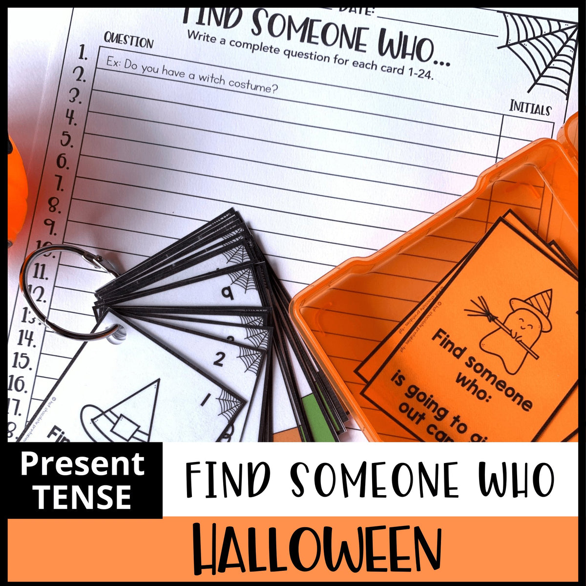 Halloween Themed Speaking Activity - Find Someone Who – Hot Chocolate ...
