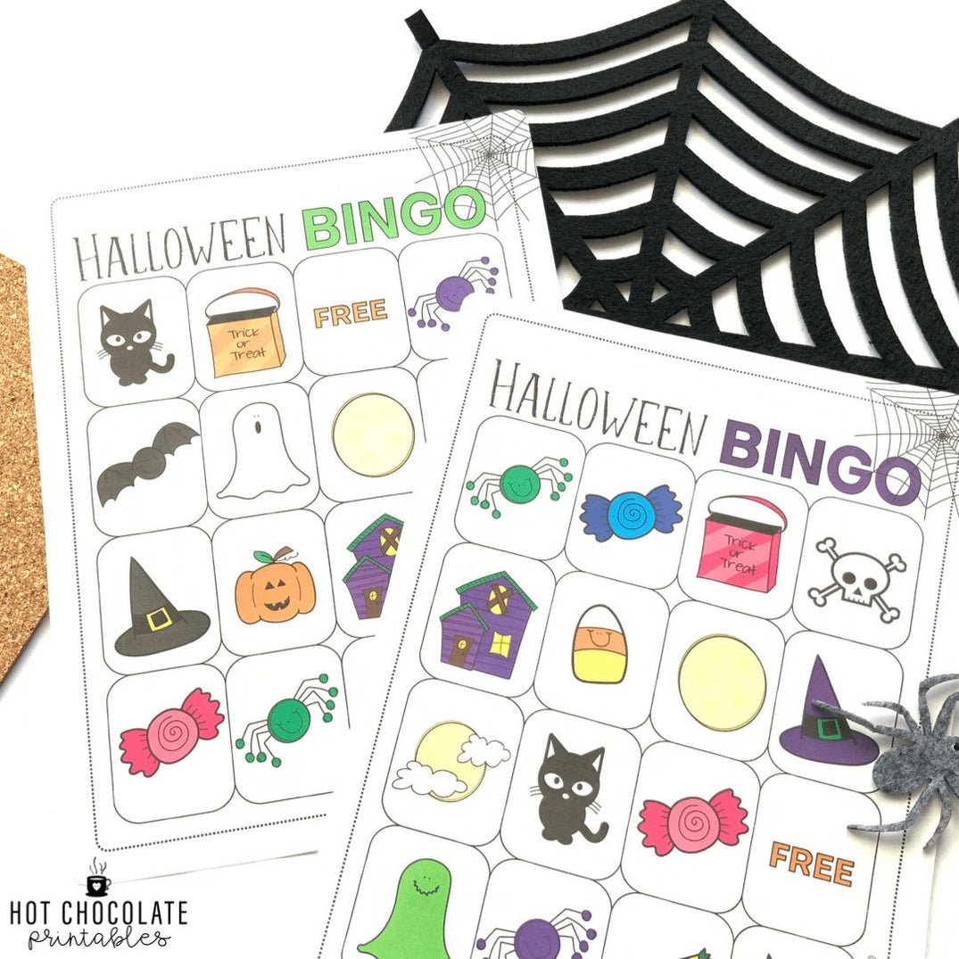 Halloween Vocabulary Bingo Game for Young Learners – Hot Chocolate ...
