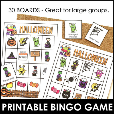 Halloween Bingo Game | October Vocabulary - Fun for Kids – Hot ...