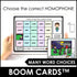 Homophone Vocabulary Boom Cards™ | Task Card Activity Set 2