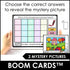 Homophone Vocabulary Boom Cards™ | Task Card Activity Set 2