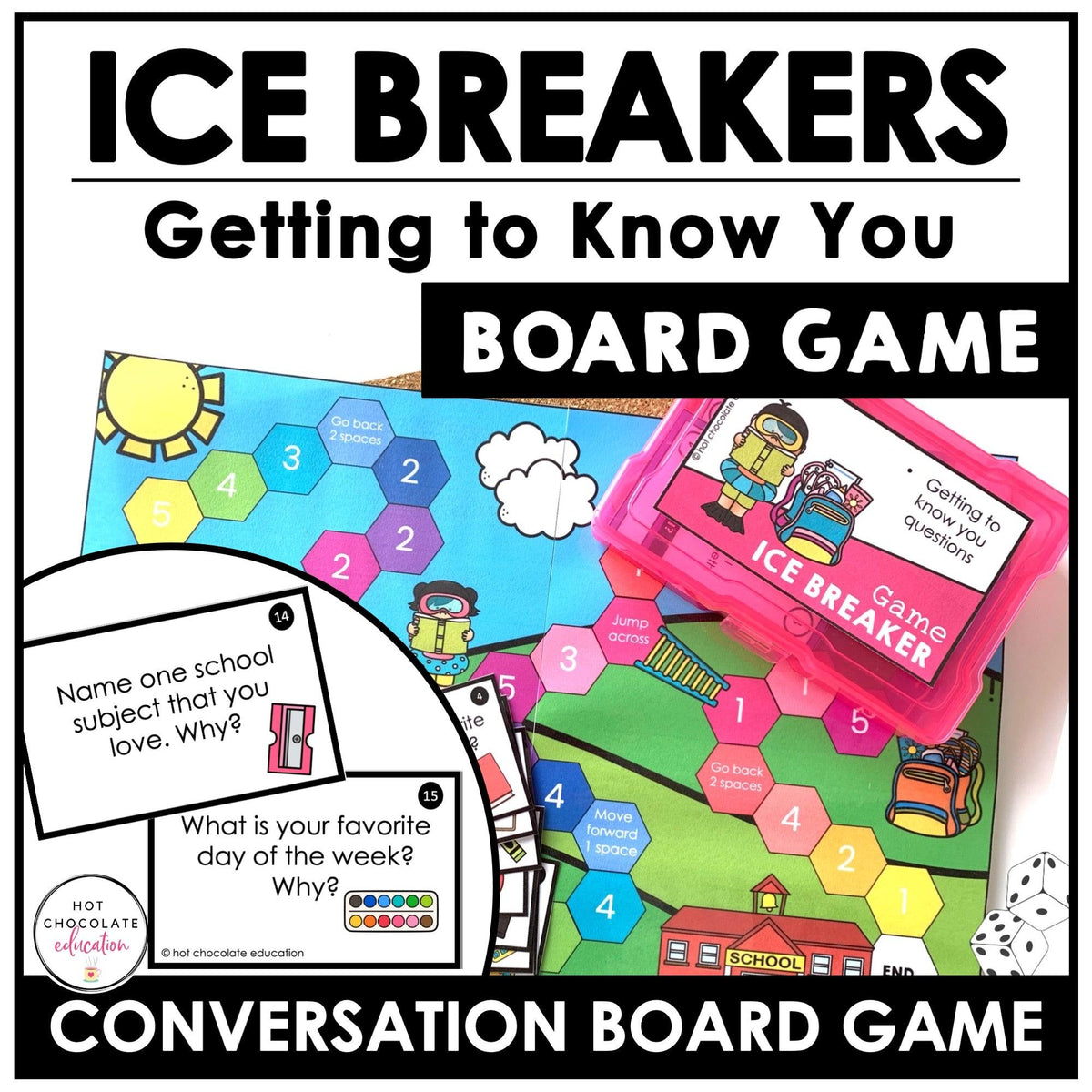 Ice Breakers for Kids | Back to School Board Game – Hot Chocolate ...