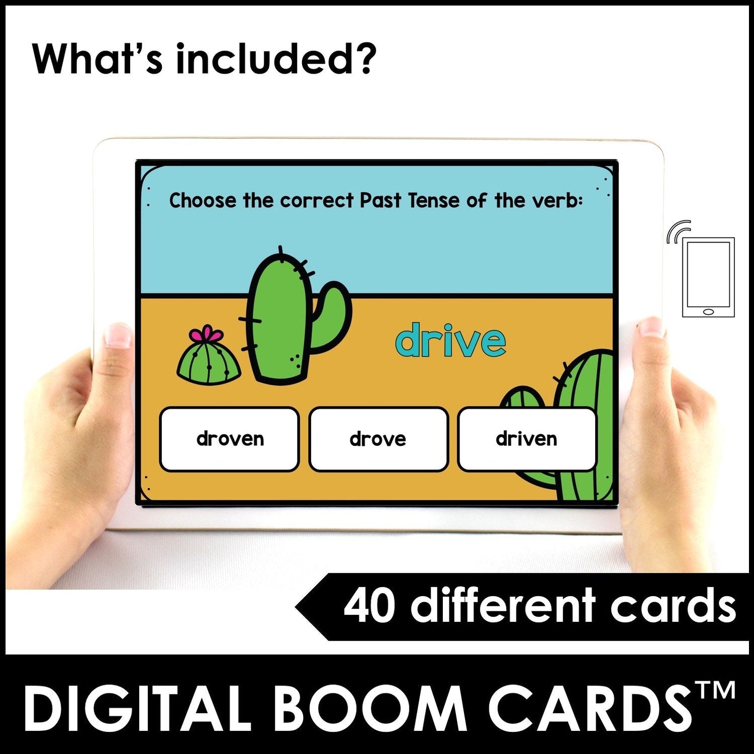 Irregular Verb Boom Cards™ Past Tense Digital Task Cards – Hot ...