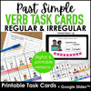 Irregular Verb Task Cards : Past Simple