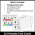 Irregular Verb Task Cards : Past Simple