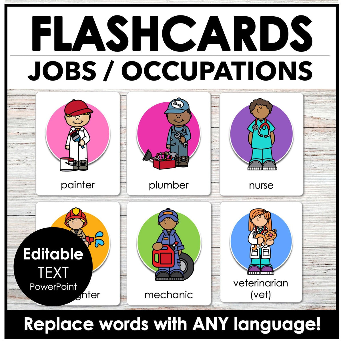 Flashcards for ESL - Hot Chocolate Teachables